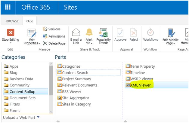 Display Live Rss Feeds In Xml Viewer Web Part Using Custom Xslt